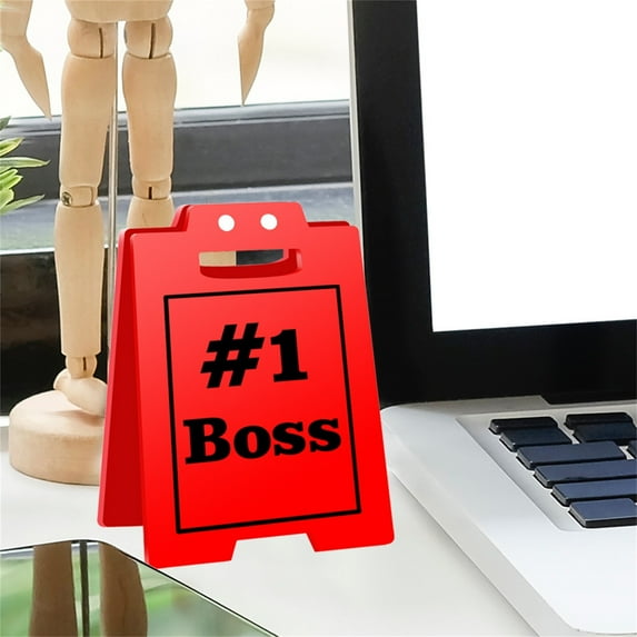 Gmogad Funny Acrylic Desk Sign Motivational Office Decor - Humorous ...