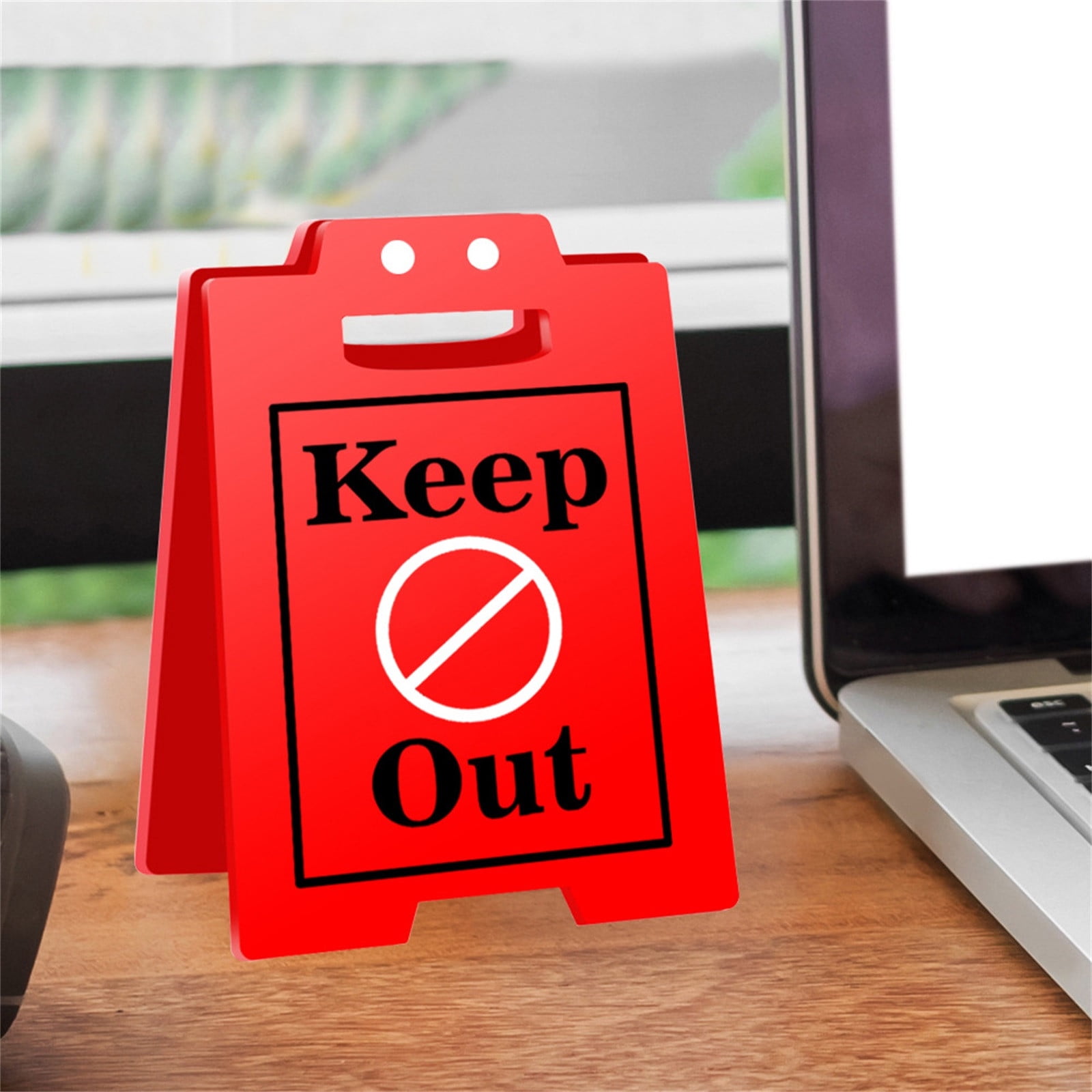 Gmogad Funny Acrylic Office Prank Sign - Motivational Desk Decor for ...