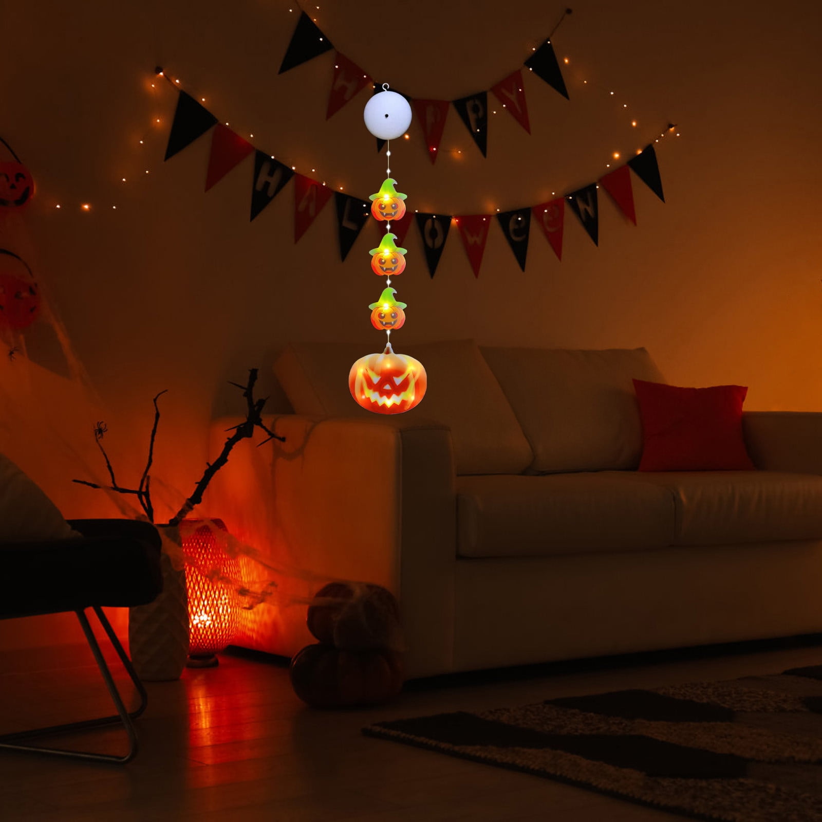 Gmogad Halloween Decorations Halloween Decor Suction Cup Lights ...