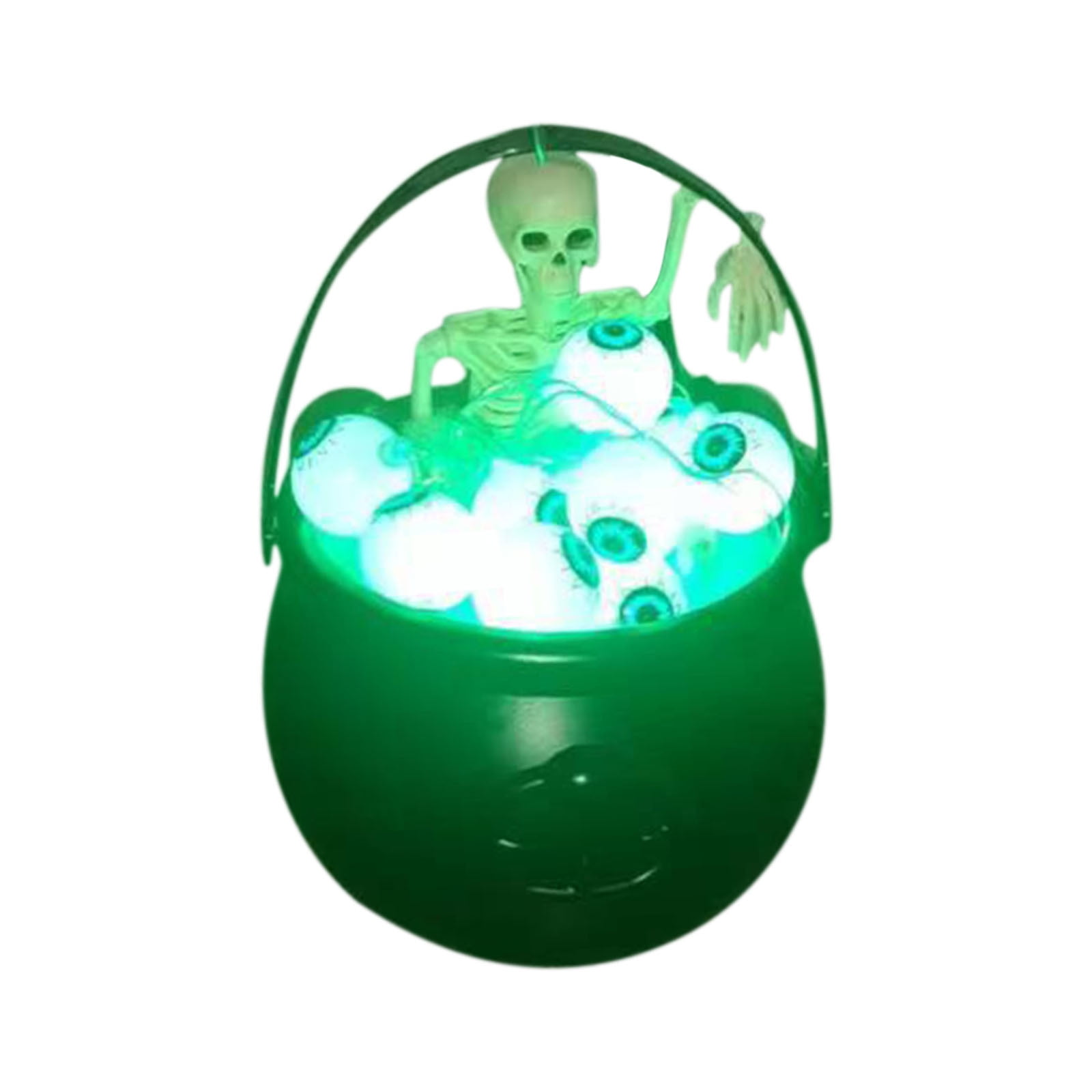 Gmogad Halloween Witch Cauldron with Light Up Effects, Scary Decorative ...