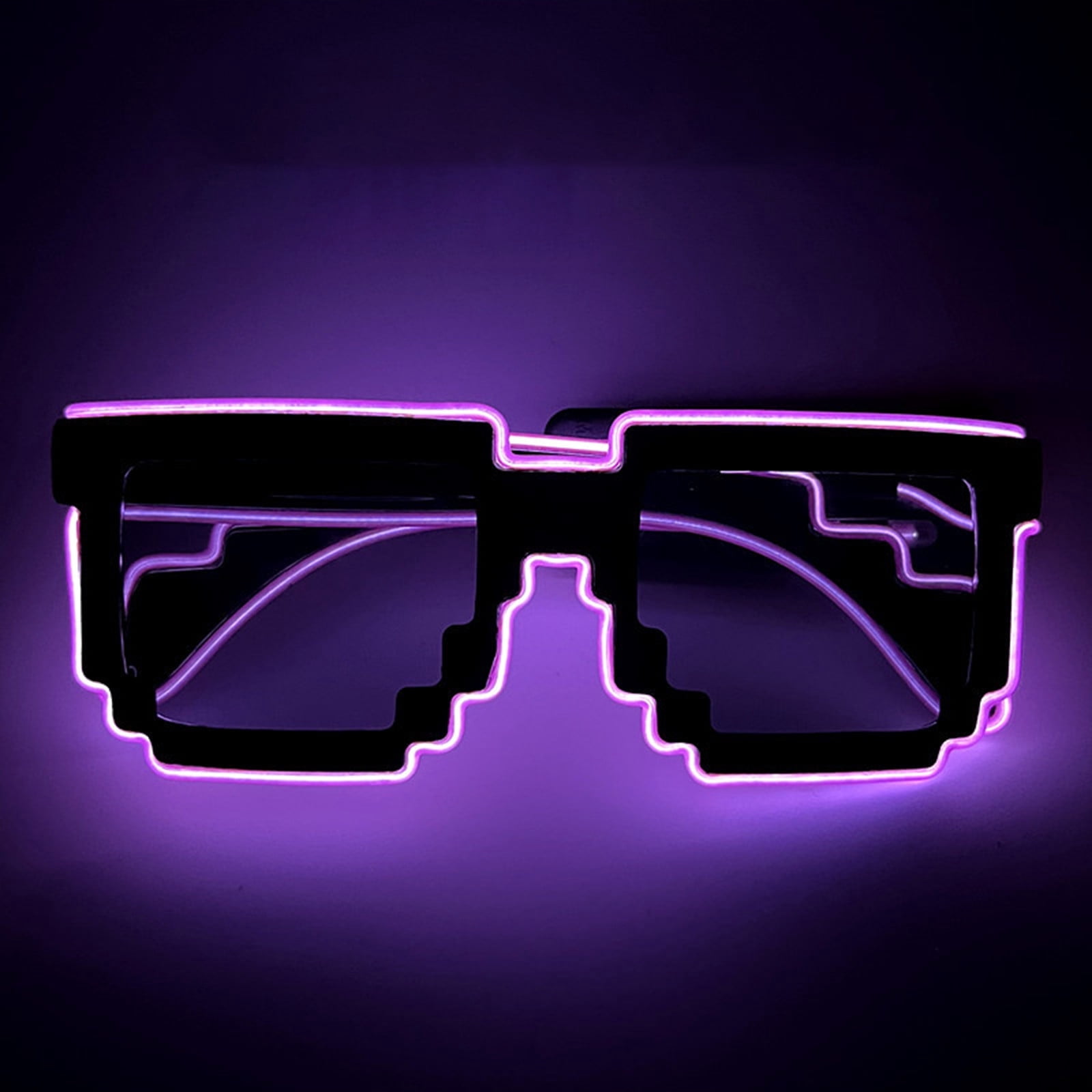 Gmogad LED Glasses Light Up Flashing Novelty Eyewear, Cool Party Rave ...