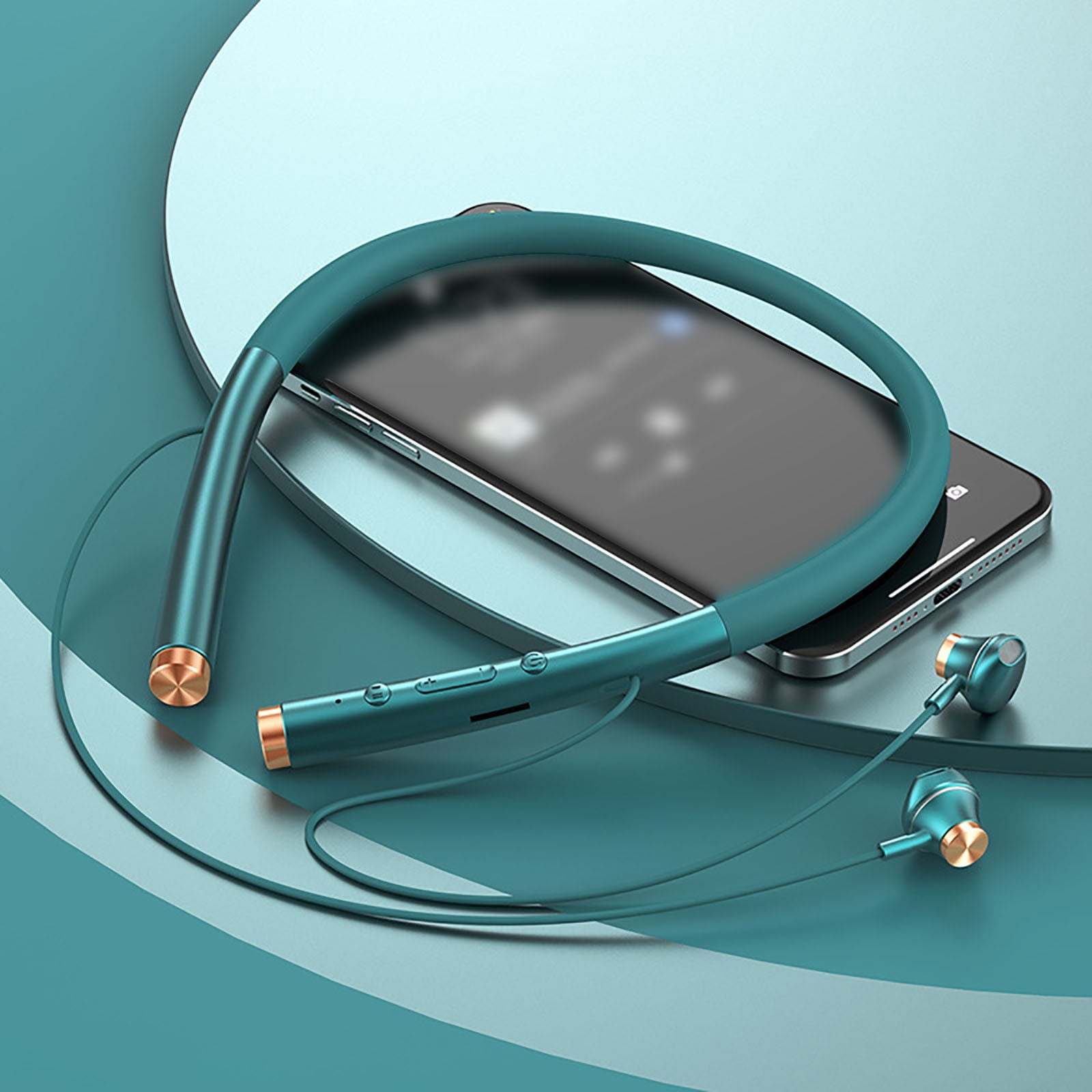 Gmogad Neckband Bluetooth Headphones, Wireless Headphones 68Hrs Extra ...