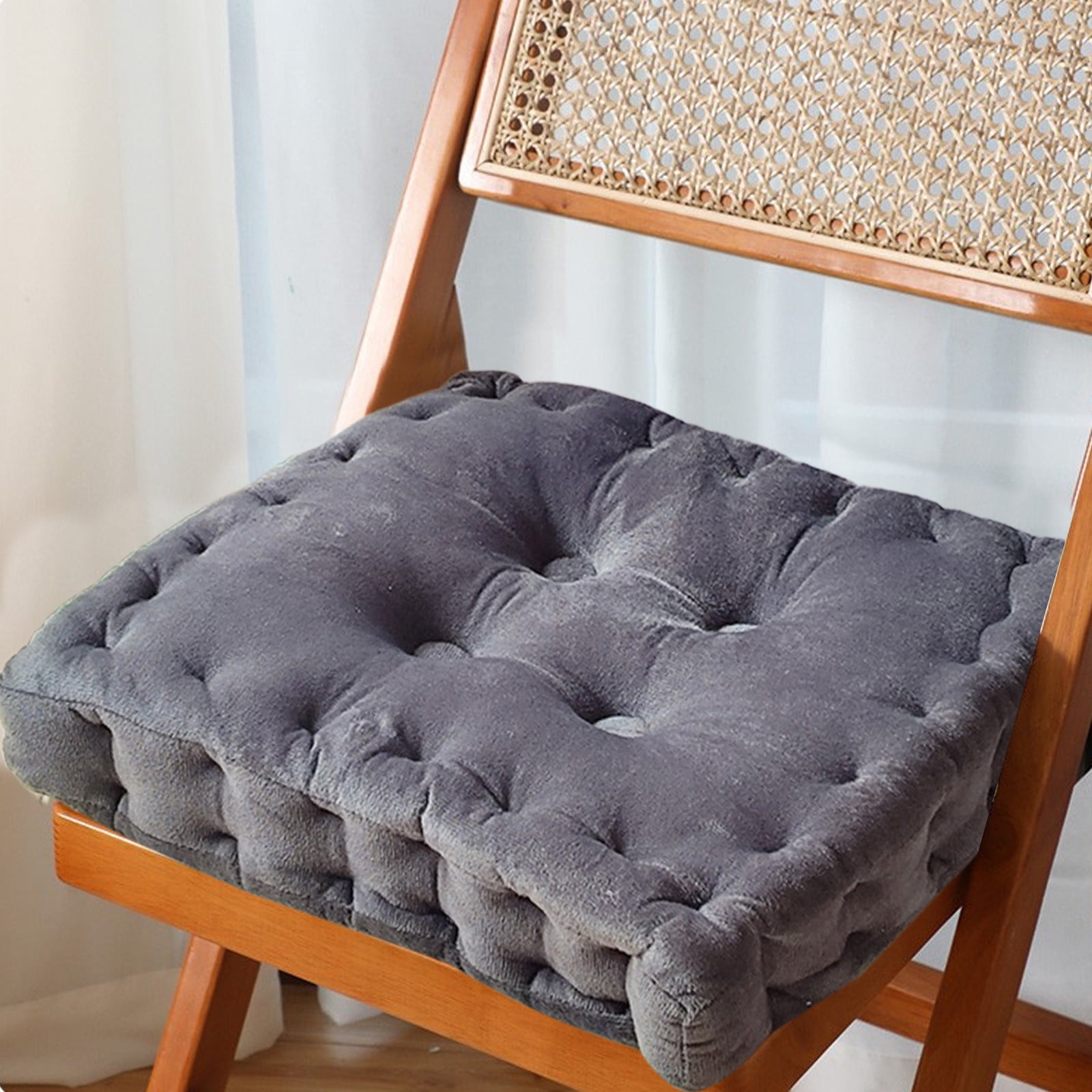 Gmogad Plush Insulation Seat Cushion Pillow Set, Soft Lazy Back Rest ...