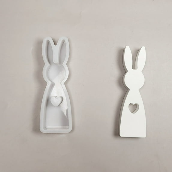 Gmogad Rabbits Combination Silicone Mold for DIY Crafts, Cement or ...