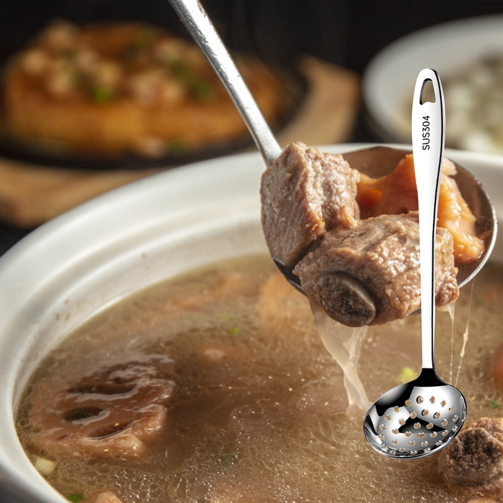 Gmogad Slotted Spoon, [Rustproof, Heat Resistance, Integral Forming ...