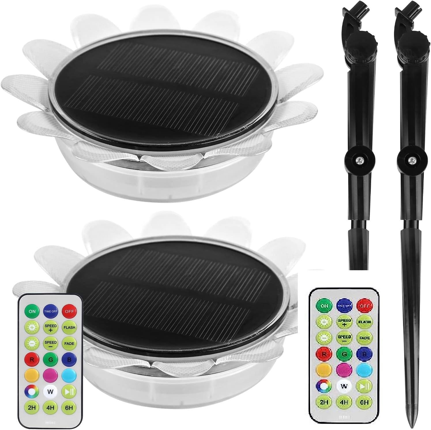 Gmogad Solar Float Pond Lights LED Color Changing Floating Pool Light ...
