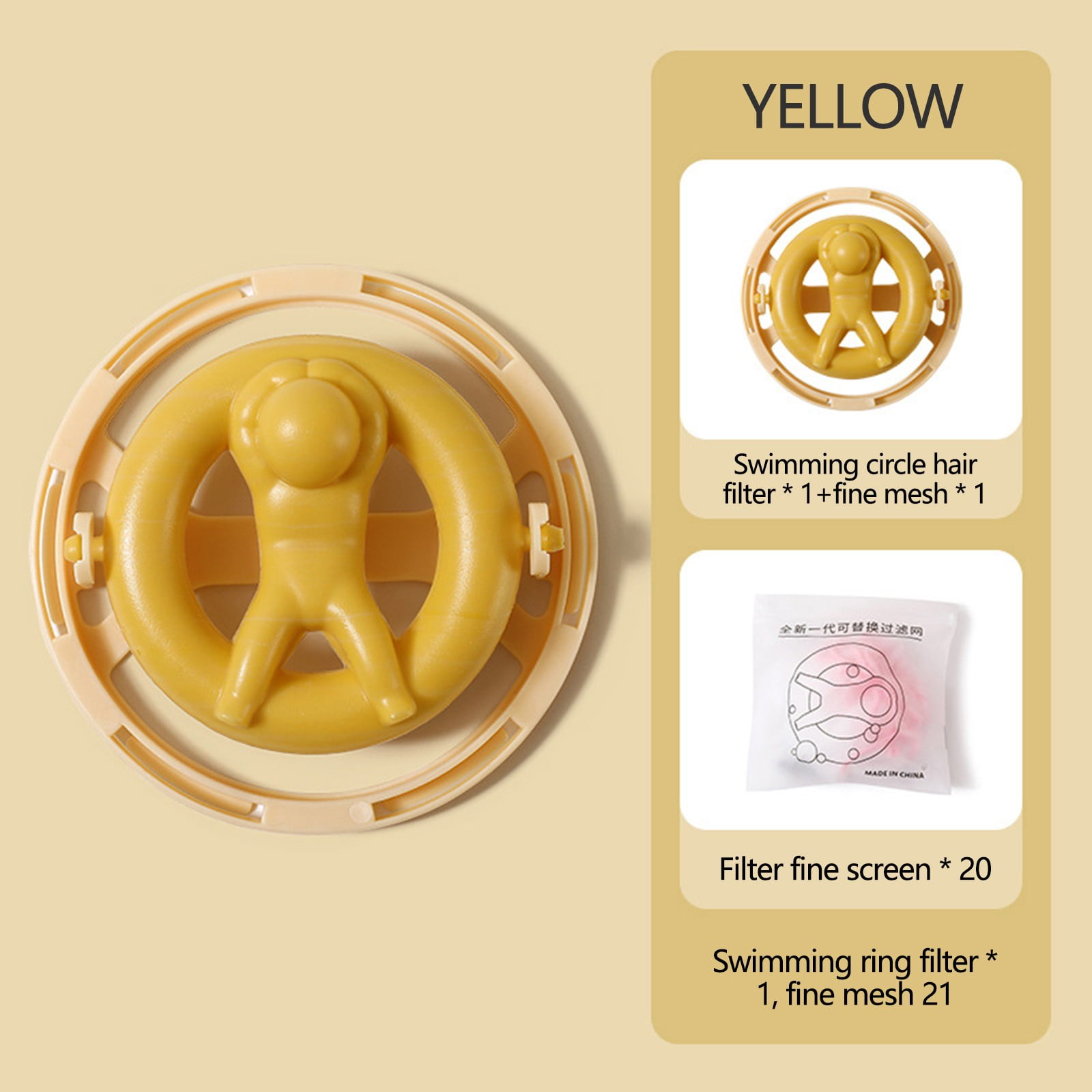 Gmogad Washing Machine Floating Filter Mesh Bag Washing Machine Filter ...