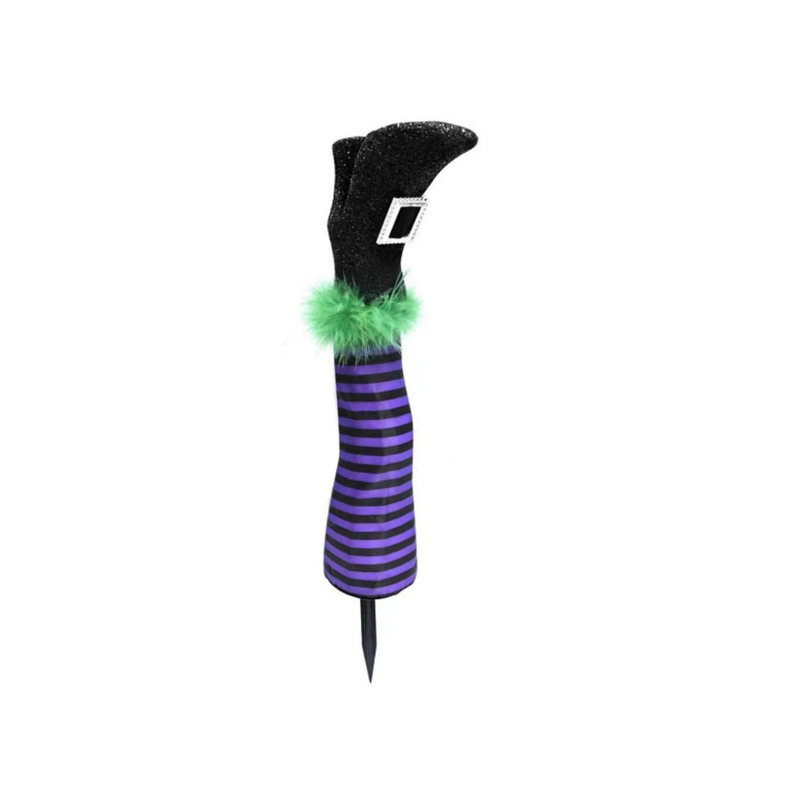 Gmogad Witch Leg Garden Prop, Life Size Halloween Witch Leg Decoration ...