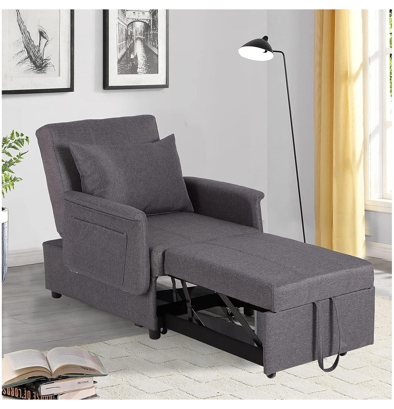 GnHoCh Convertible Chair Bed 3-in-1, Sleeper Chair Nepal | Ubuy