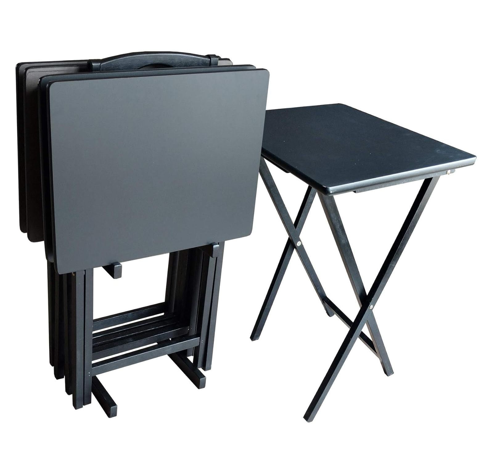 GnHoCh Heavy Duty Versatile Compact Folding Portable Table 5 Piece ...