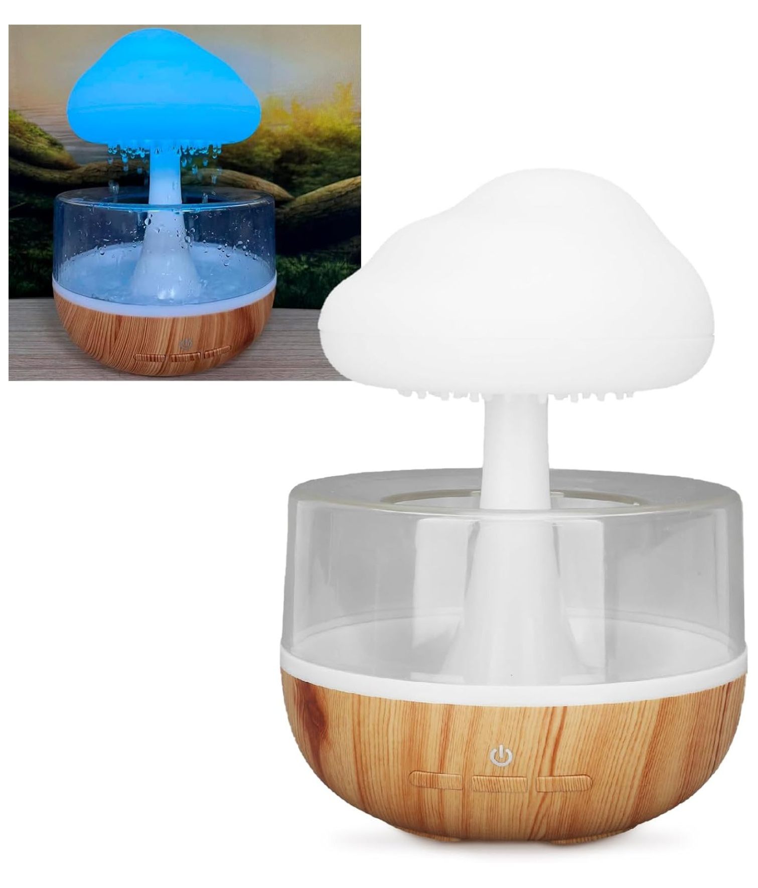 GnHoCh Rain Cloud Humidifier Water Drip, Cute Raining Cloud Night Light ...