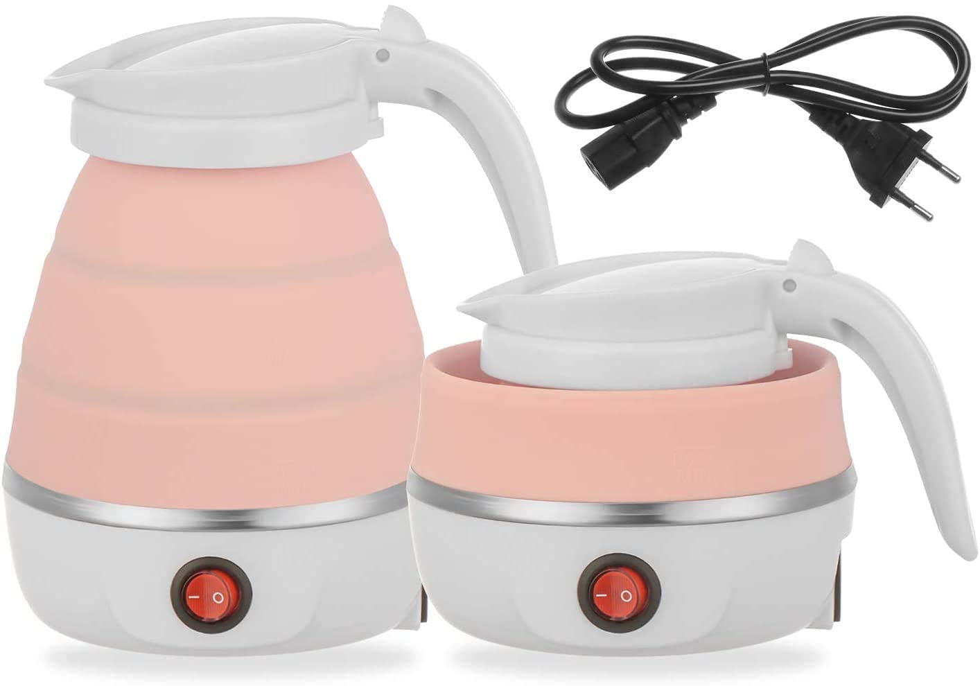 Gnanex Travel Foldable Fast Boiling Portable Electric Kettle 600ml Boil ...