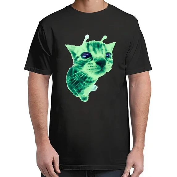 Gnarp Cat Silly Alien Cat Meme Brainrot Meme tee - Walmart.com