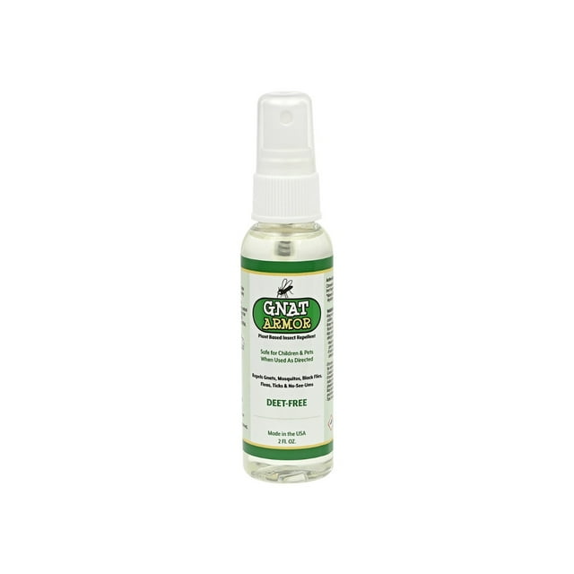 Gnat Armor Deet Free Plant Based Mosquito And Insect Repellent Spray 2 Oz