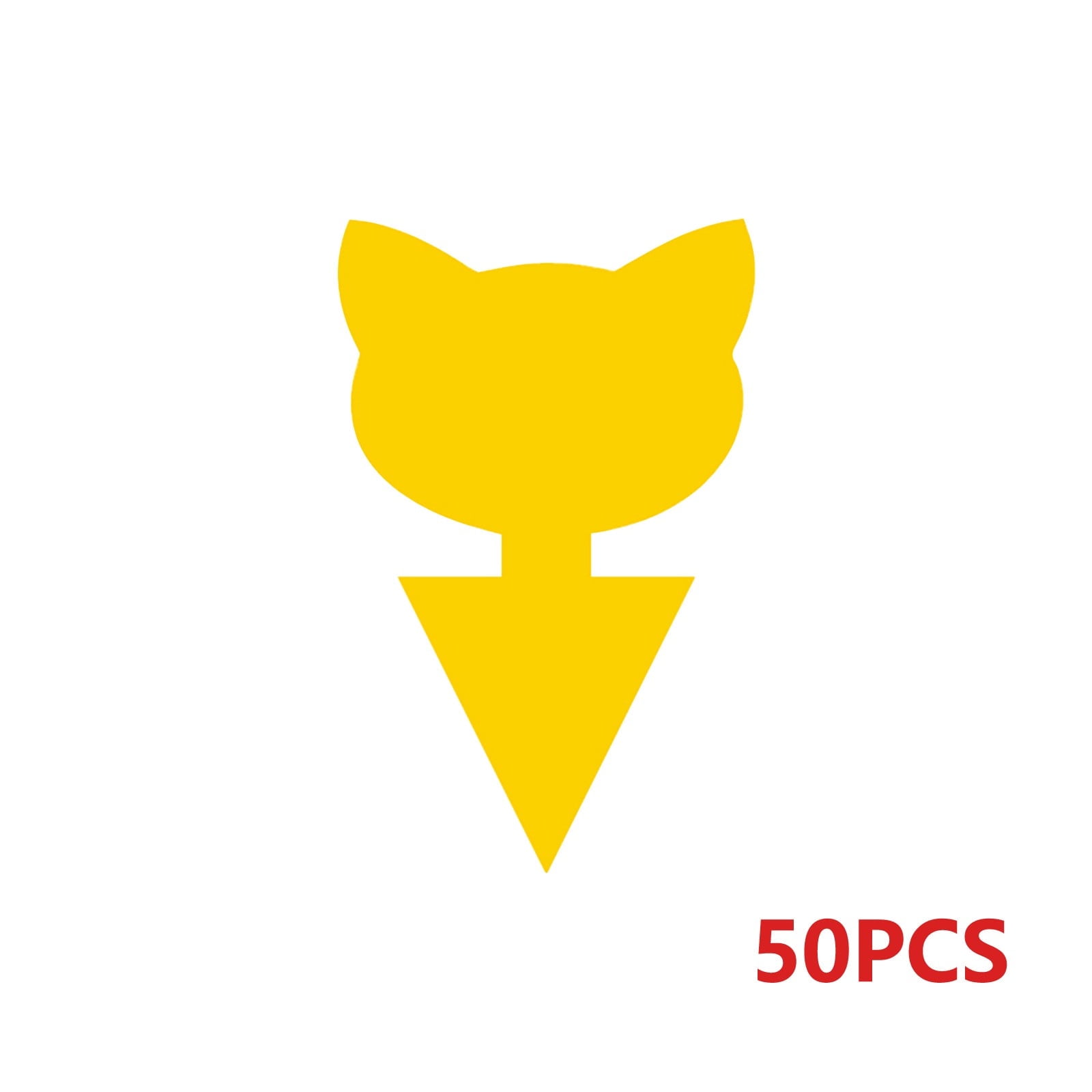 Gnat Traps 50 PC Set, Lasting Adhesive, Natural Control, Indoor Outdoor ...