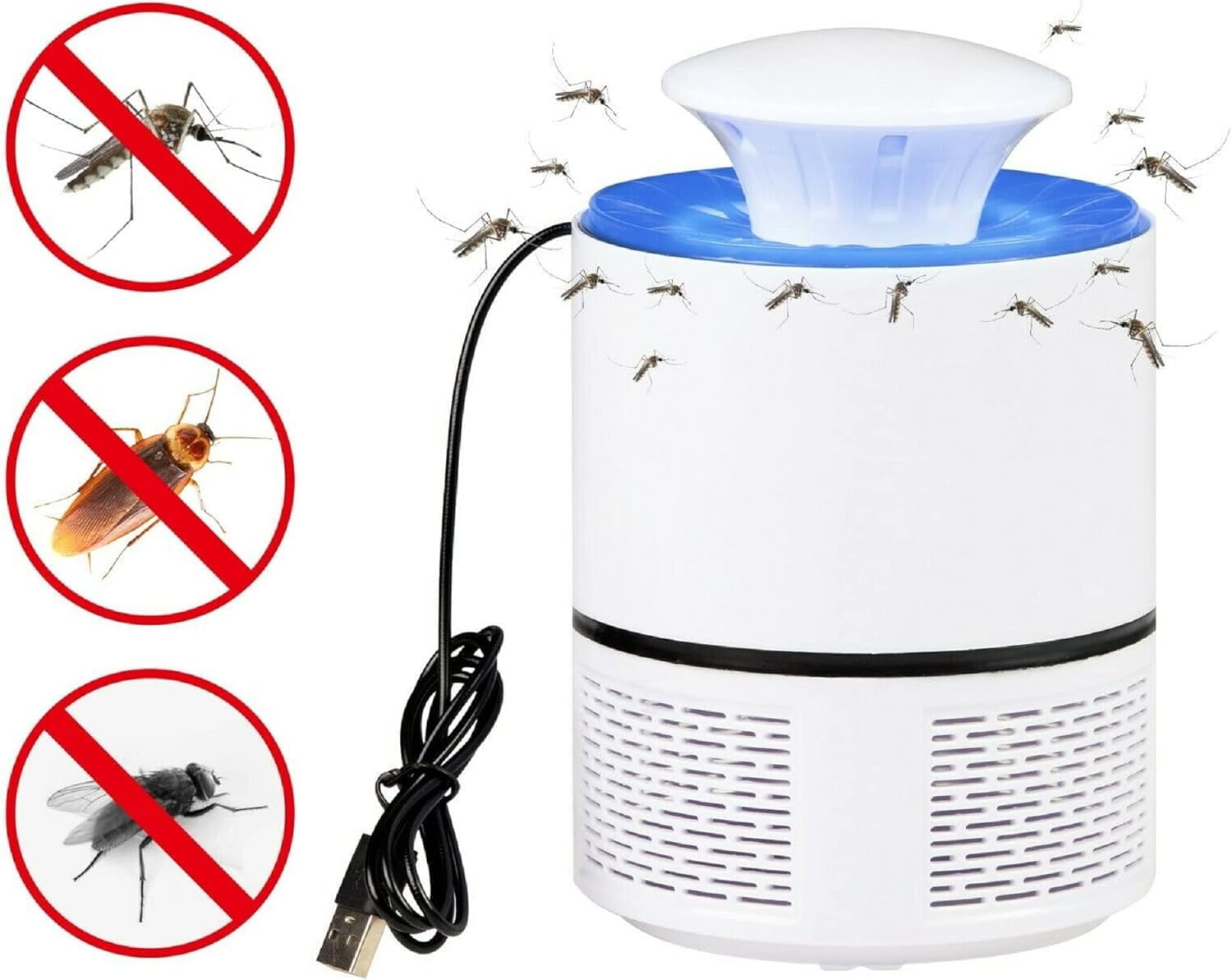 Gnat Traps For House Indoor,Electric Mosquito Zapper Outdoor Indoor ...