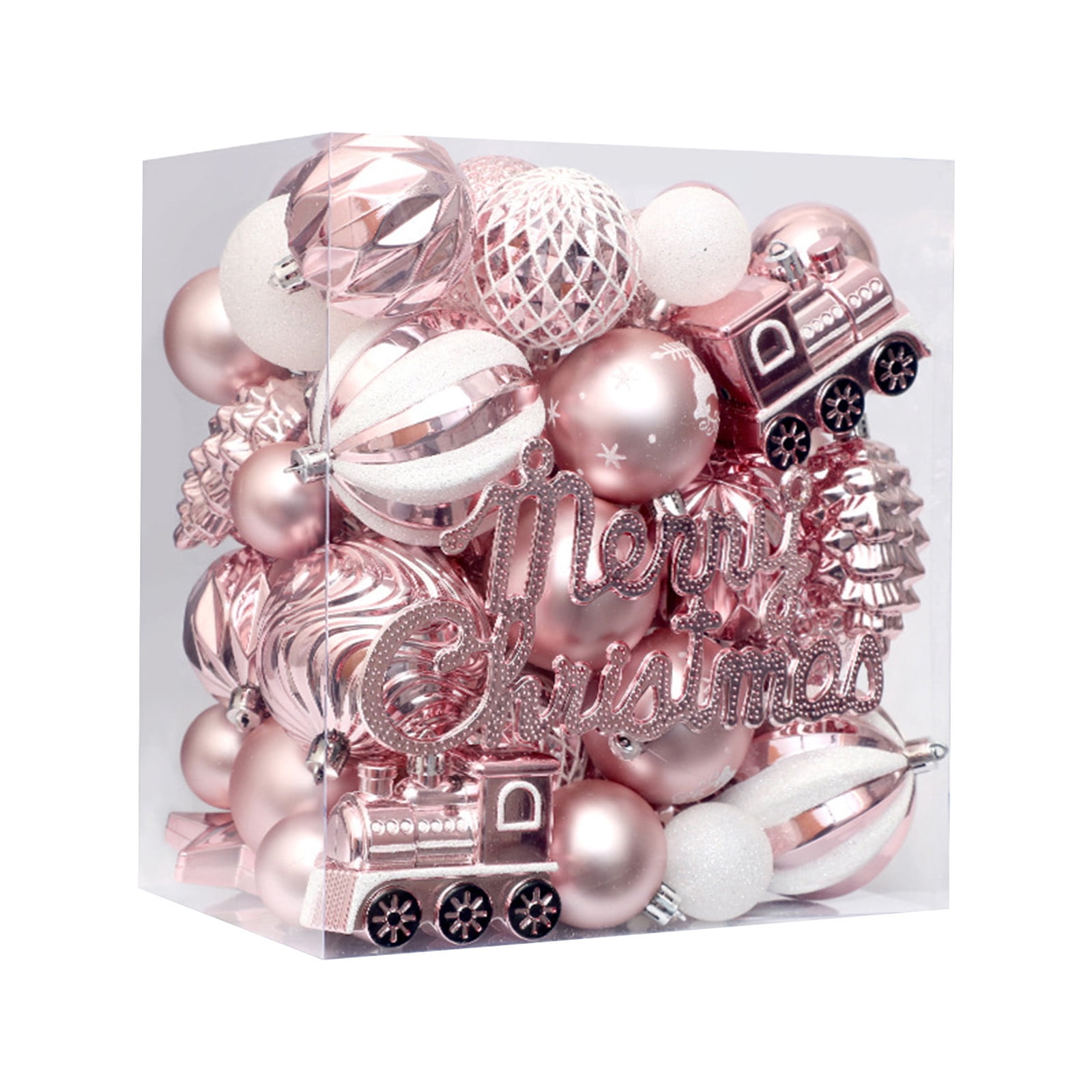 Gnmfd 65 Pack Christmas Tree Ball Ornaments Set for Christmas ...