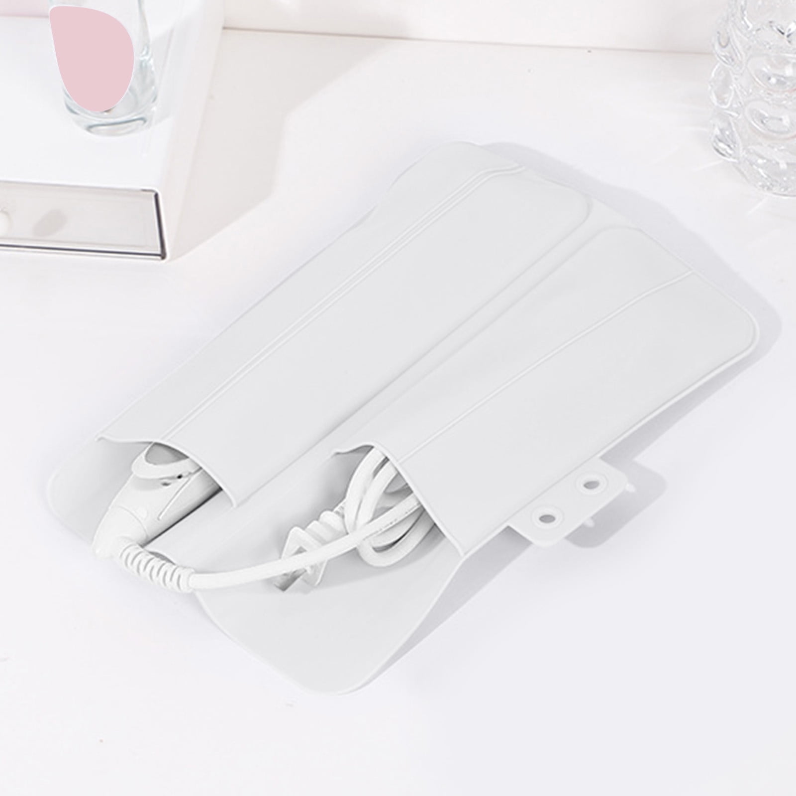 Gnmfd Curling Iron Heat Pads Storage Bag for Hair Tools, Heatproof ...