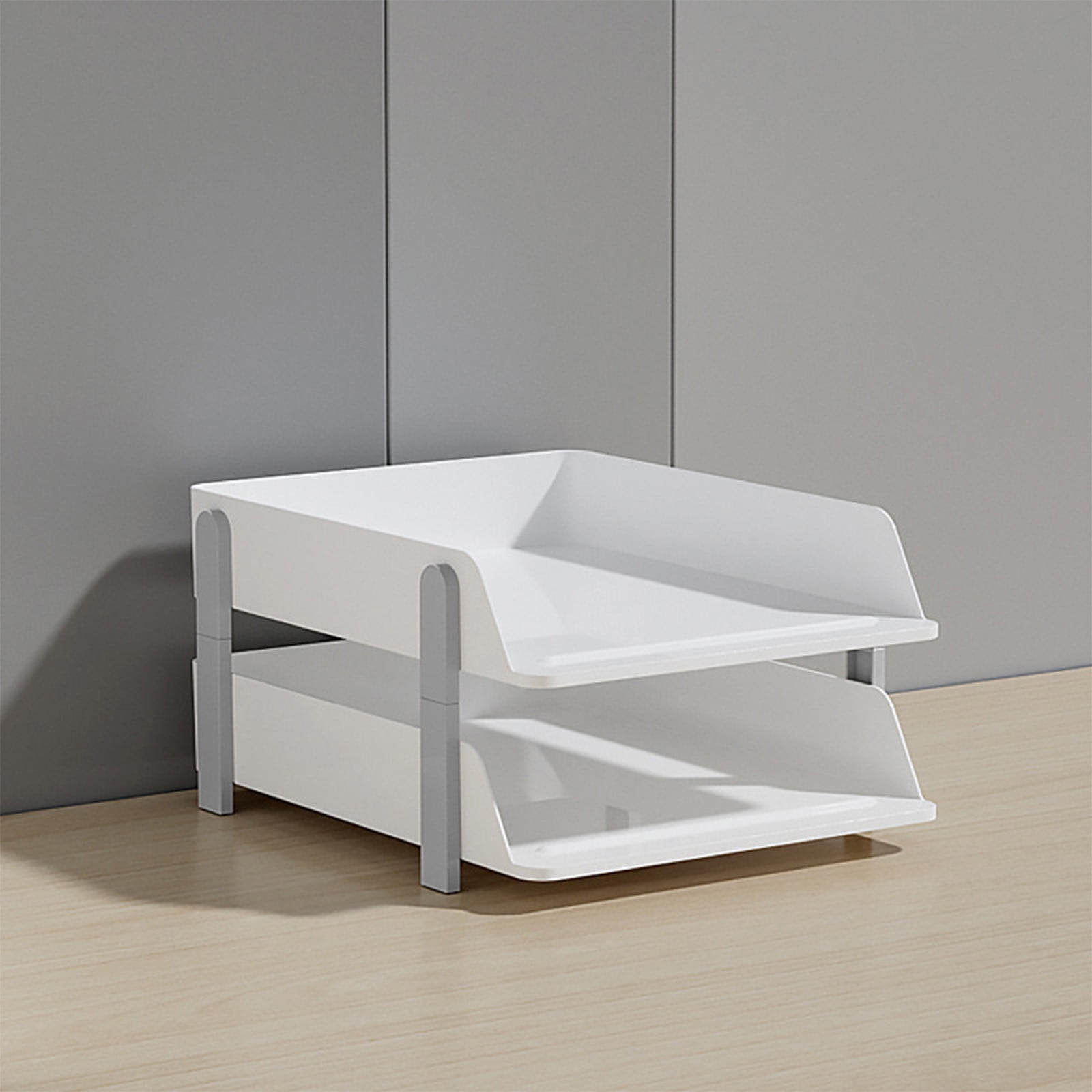 Gnmfd Desktop File Storage Rack Two Layer Organizer, Office Document ...