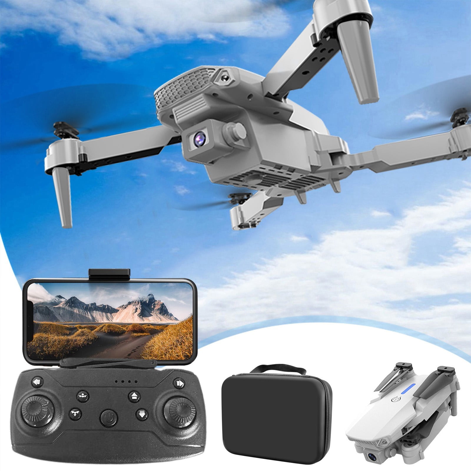 Gnmfd FPV Drone with 1080P Camera, 4G WiFi Quadcopter with Headless ...