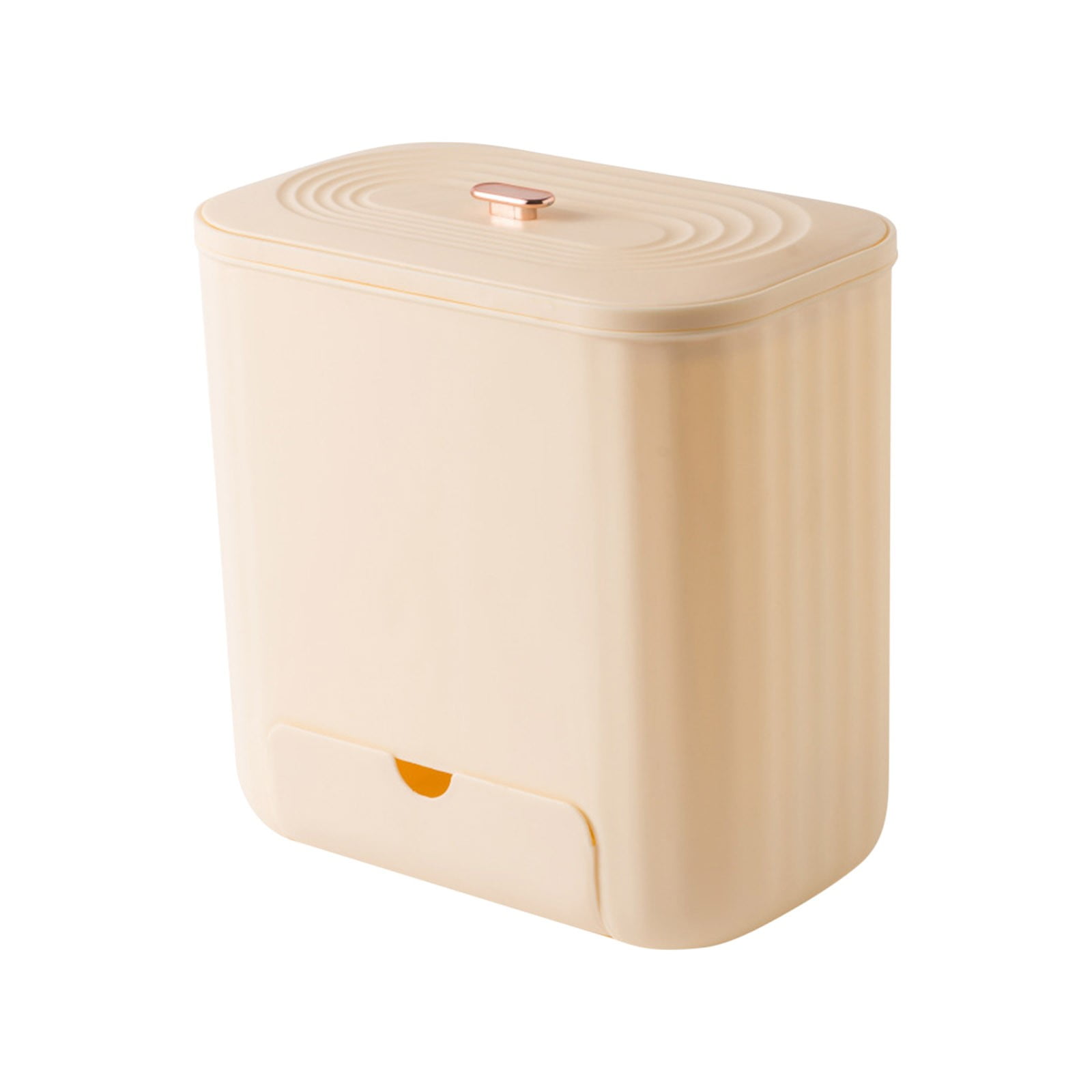 Gnmfd Hanging Kitchen Trash Can 5L Sliding Lid Cabinet Door Garbage Bin ...
