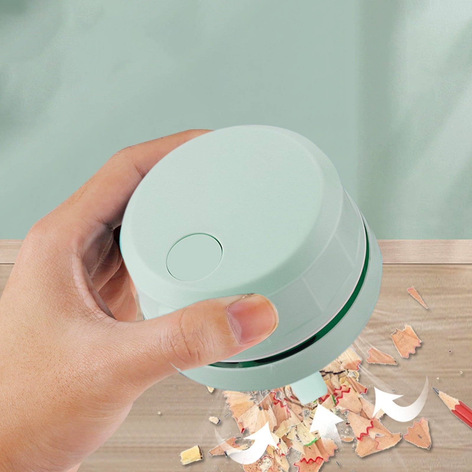 Gnmfd Mini Desktop Vacuum Cleaner USB Rechargeable Handheld Sweeper ...