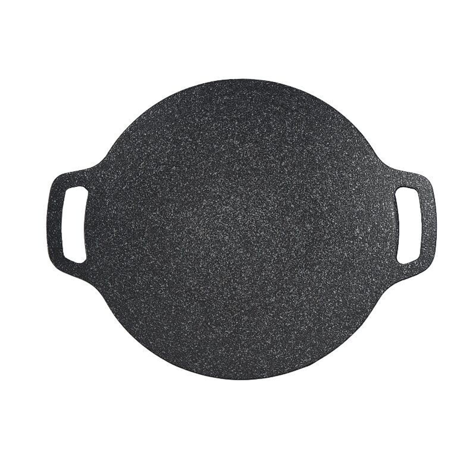 Gnmfd Multi-Griddle BBQ Pan, Nonstick Stone Texture Iron Skillet for ...