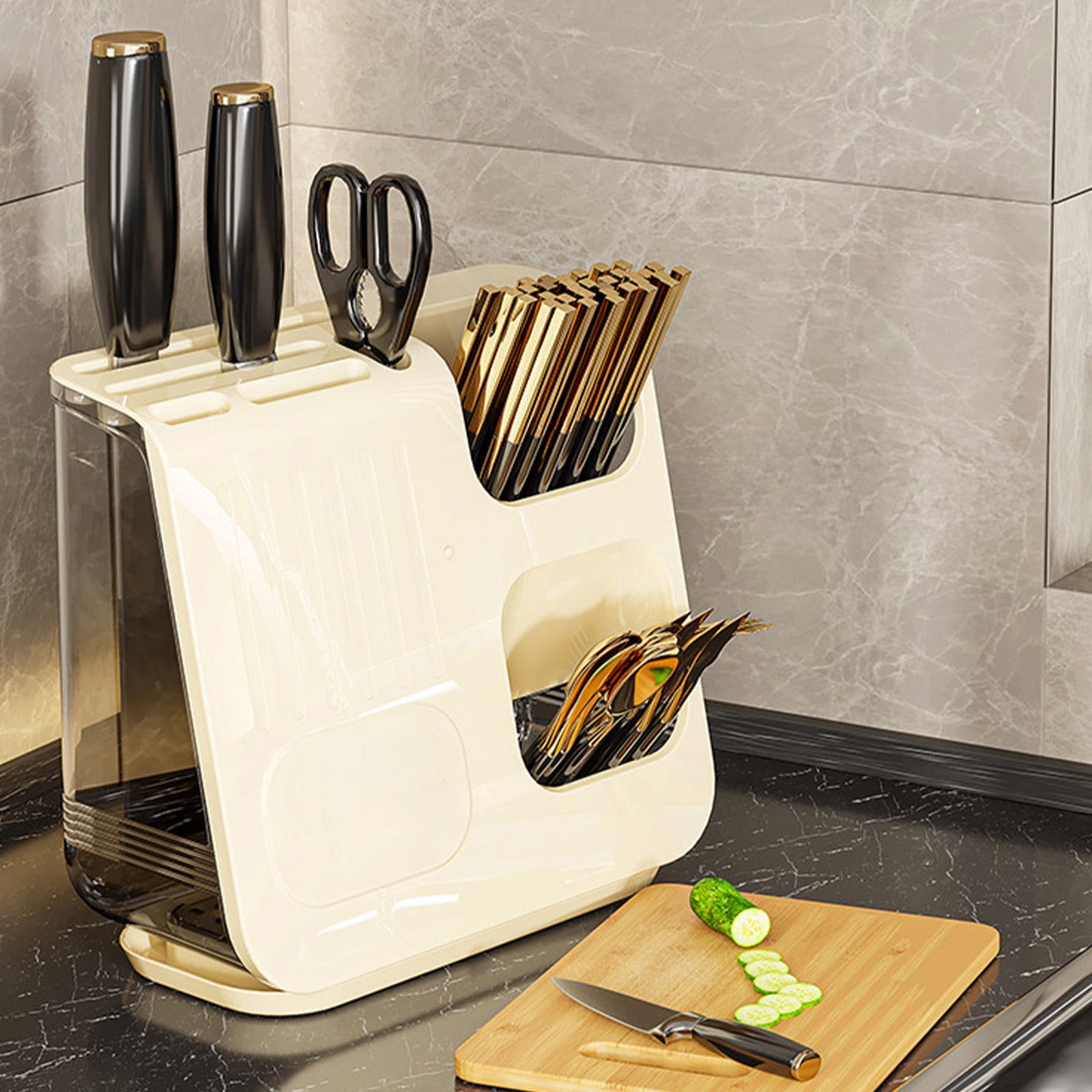 Gnmfd Multifunctional Kitchen Utensil Organizer Cutlery Draining Box ...