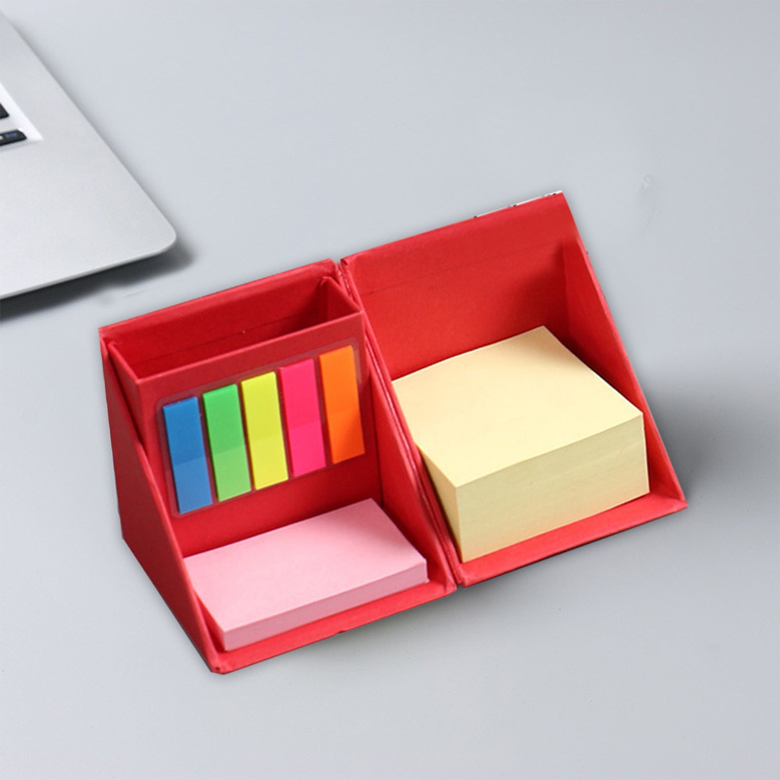 Gnmfd Rotary Note Pad 5 Color Strip Sticky Notes Message Paper Storage ...