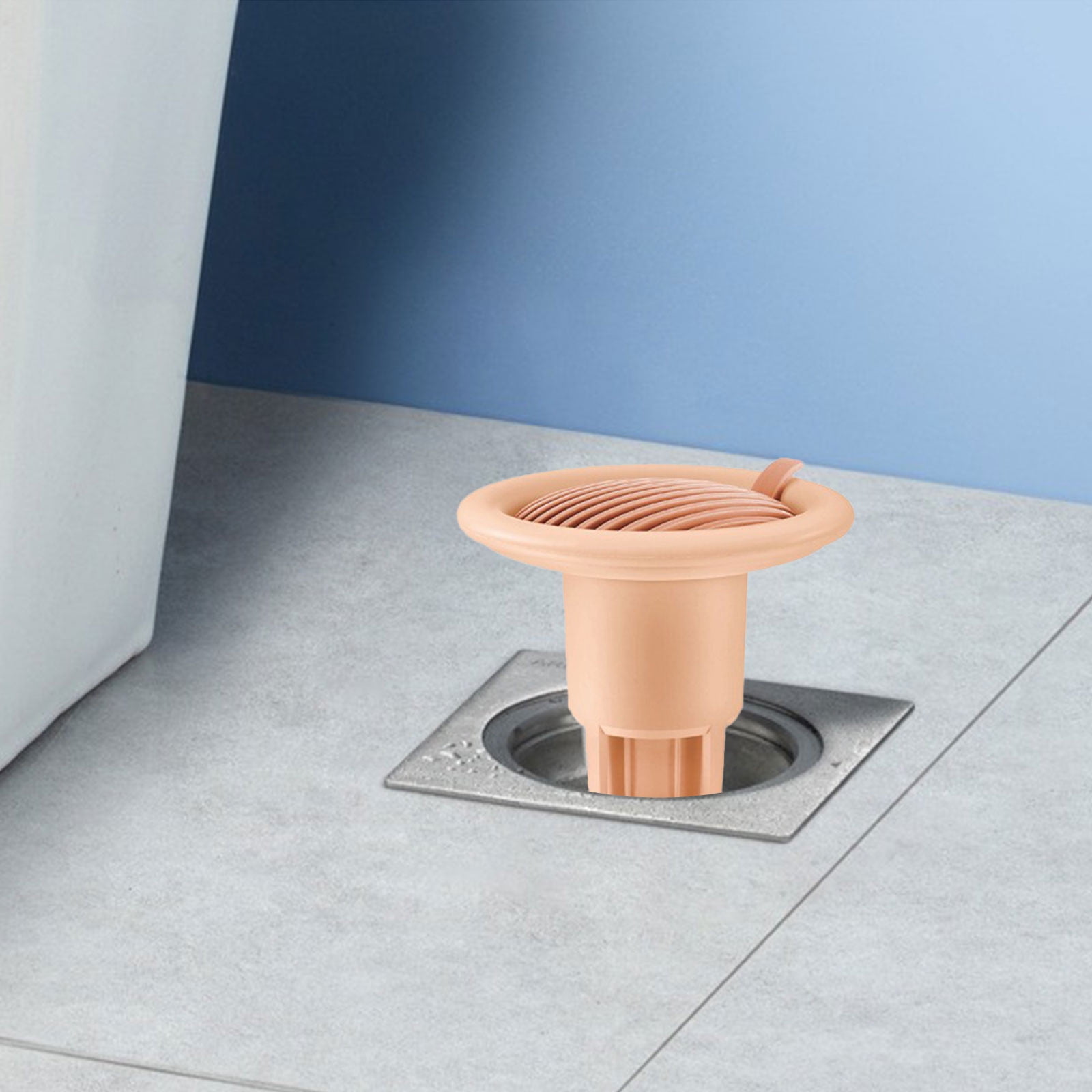 Gnmfd Shower Floor Drain Backflow Preventer, Anti-Odor Plug for ...