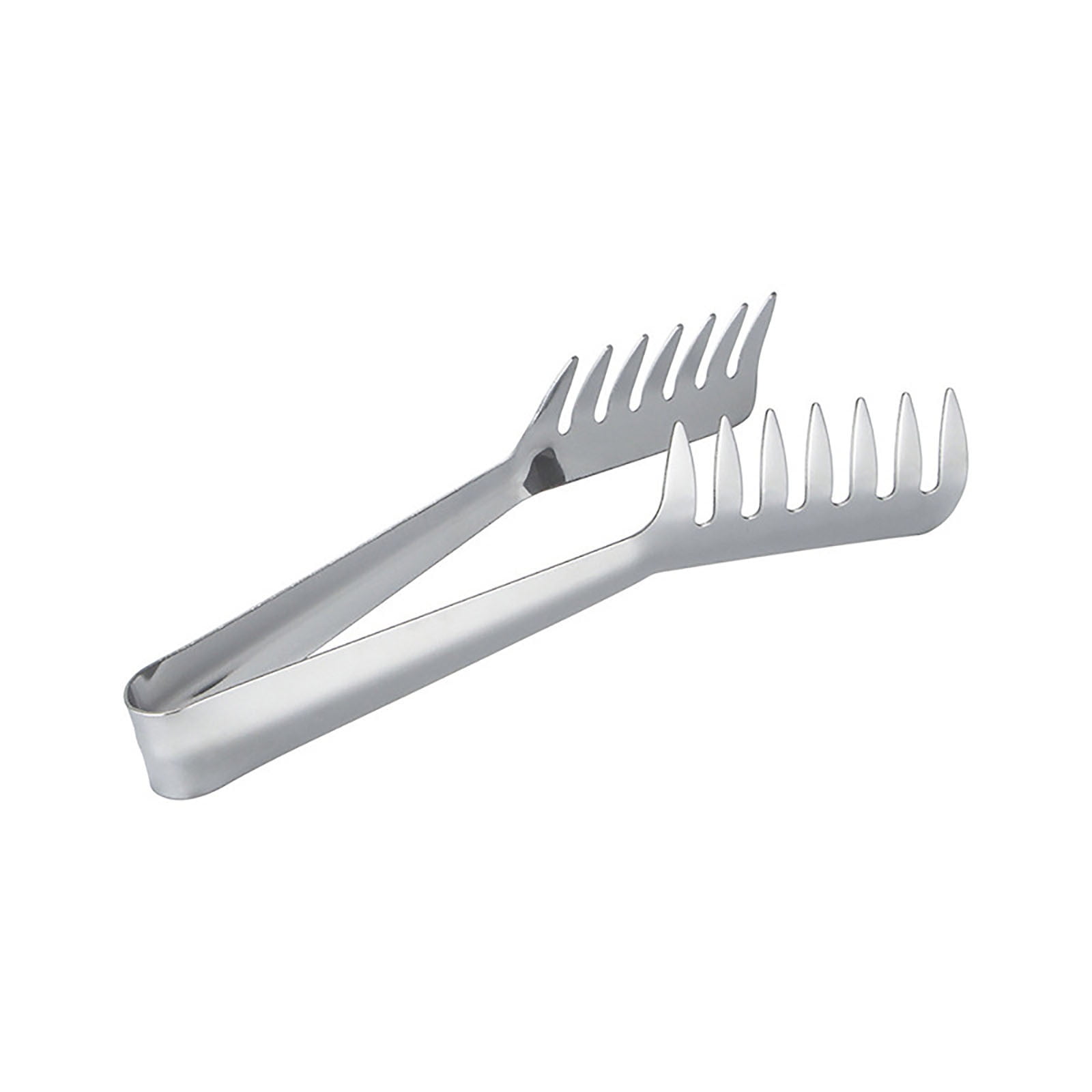 Gnmfd Stainless Steel Comb-Shaped Pasta Tongs Bread Clip Serving Tool ...
