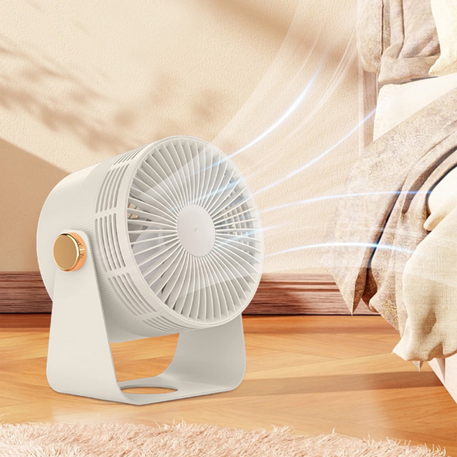 Gnmfd Table Fan for Home Bedroom Office 16ft Strong Airflow 3 Speed ...