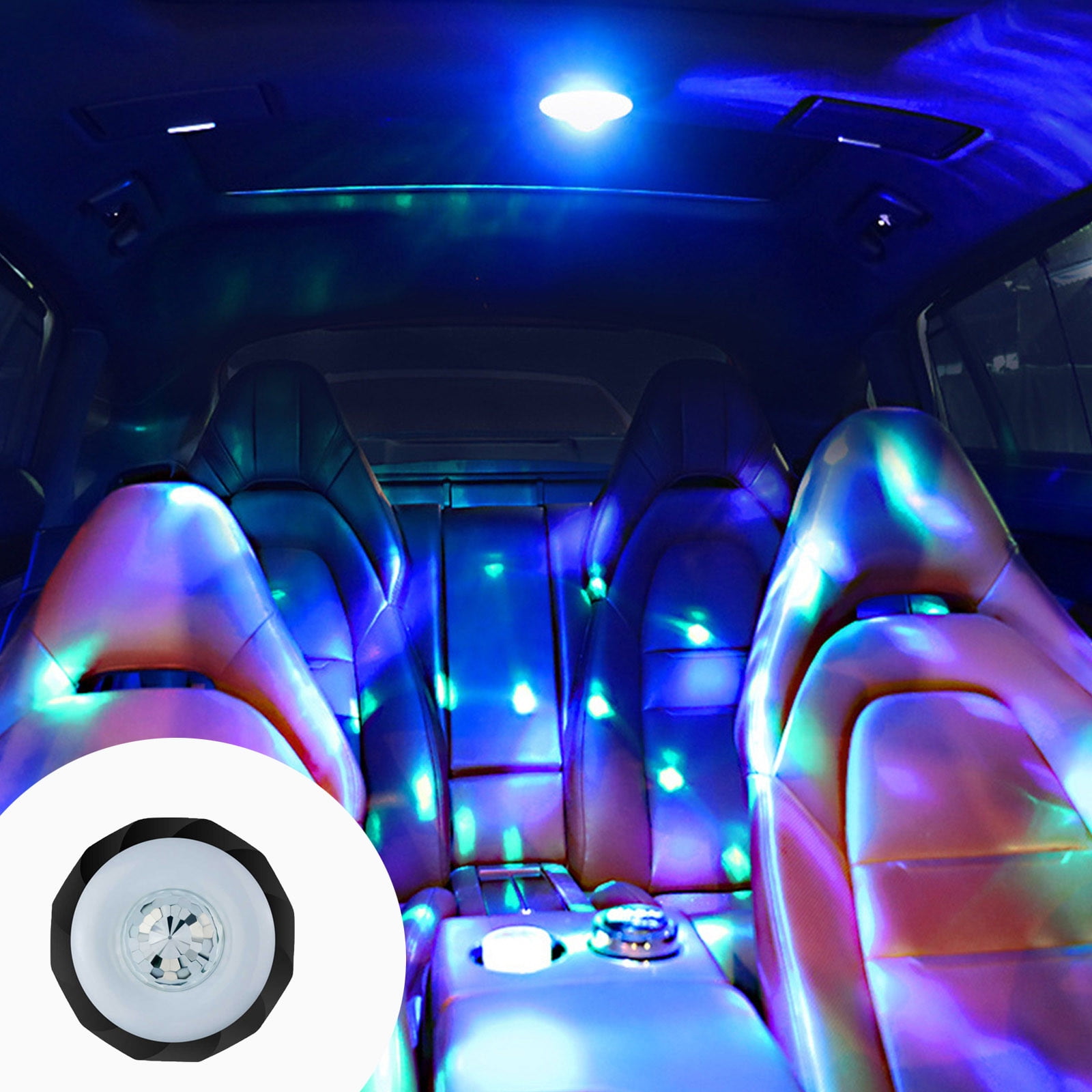 YgkuHd Car Ceiling Roof Light USB Rechargeable Car Interior Dome Map ...