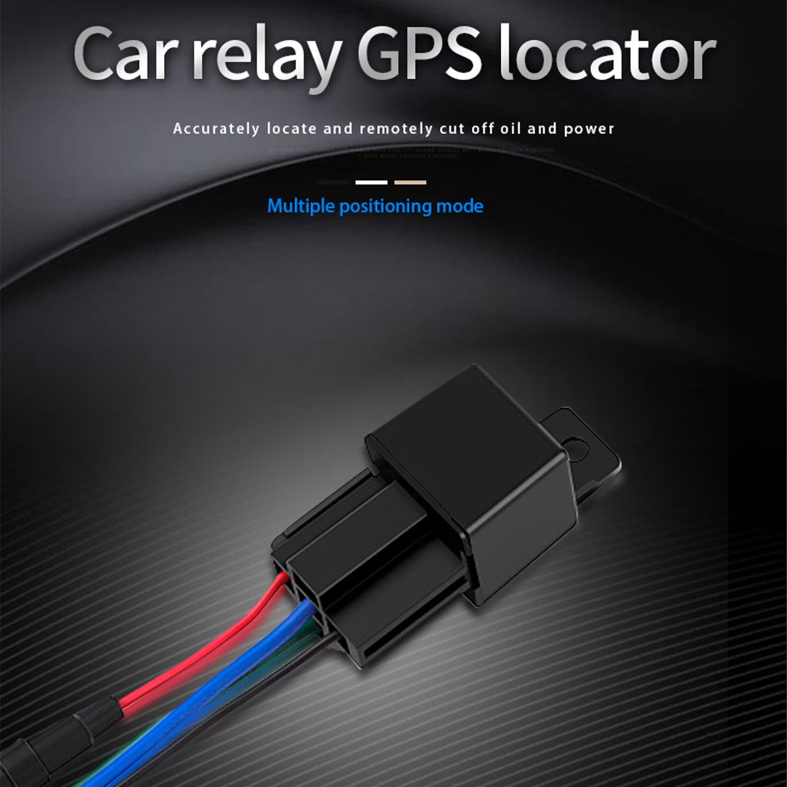 Gnobogi Car Mortorcycle Relay GPS Locator No Charging T-RACKER Anti ...