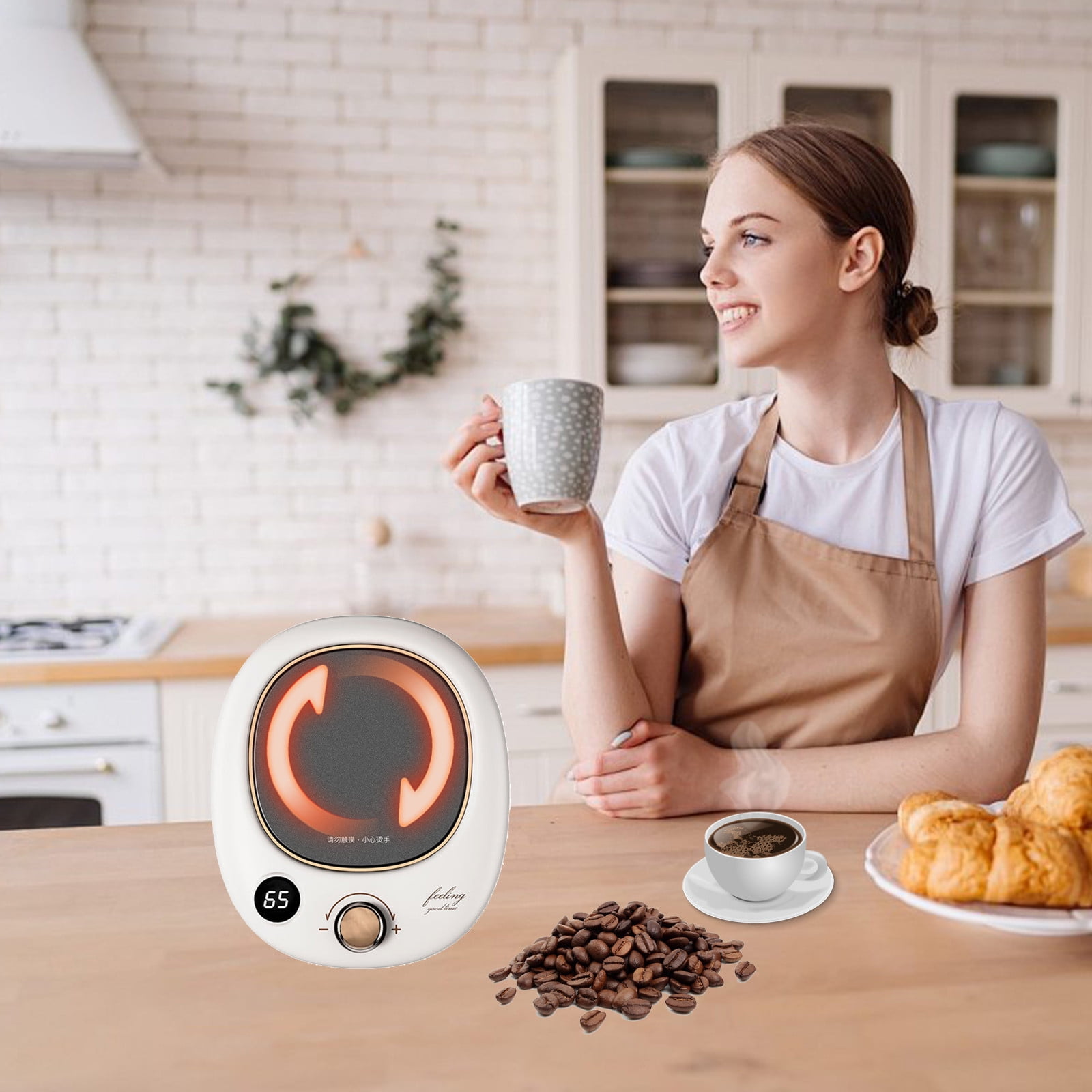 Gnobogi Office Coffee Cup Heater with Heating Function Adjustable ...