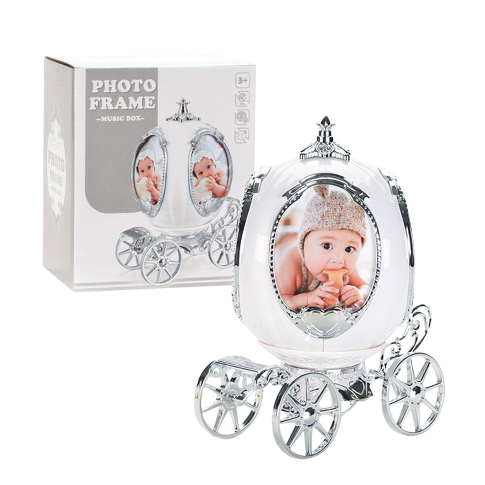 Gnoleg Home Decor Frame Personalized Pumpkin Car Photo Frame Music Box ...