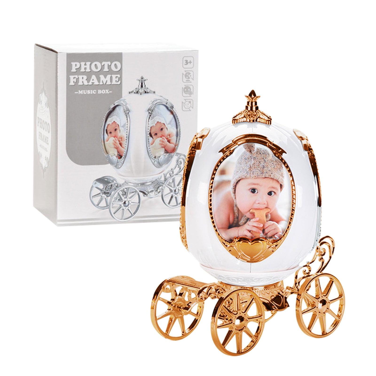 Gnoleg Home Decor Frame Personalized Pumpkin Car Photo Frame Music Box ...
