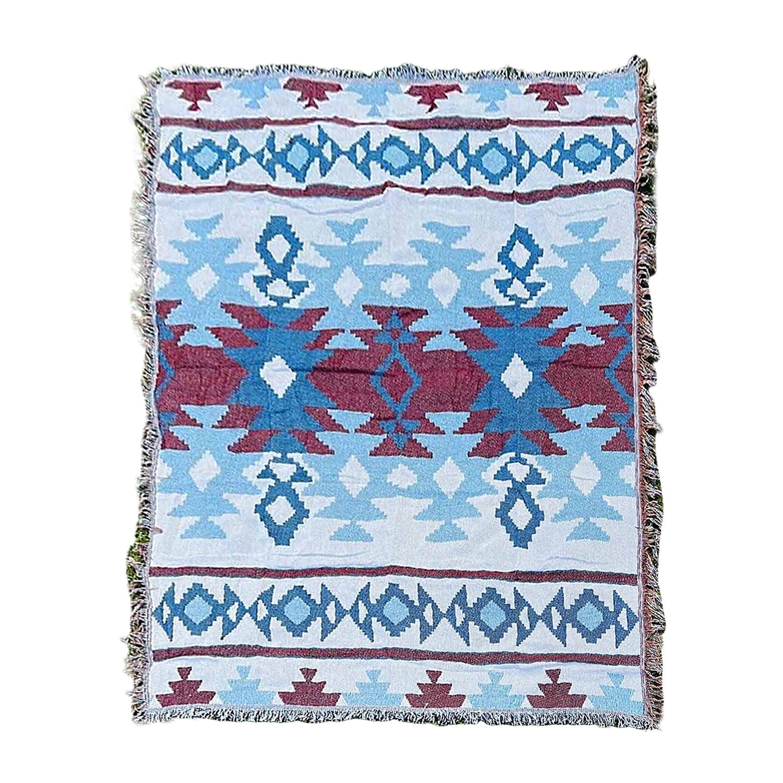 Gnoleg on Sale Bohemian Portable Outdoor Thickened Picnic Blanket Foldable Portable Large Soft ...