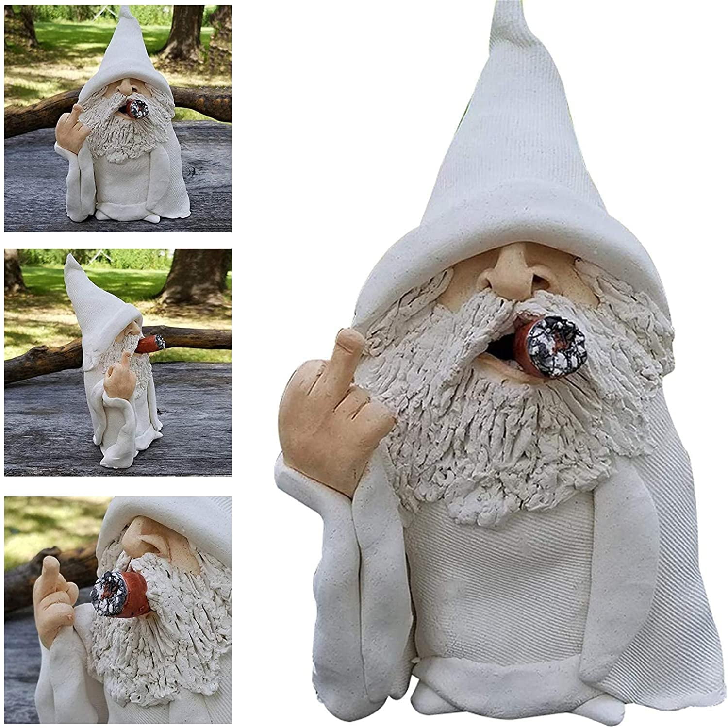 Gnome, Cheeky Garden Gnome for Lawn Ornaments, Indoor or Outdoor ...