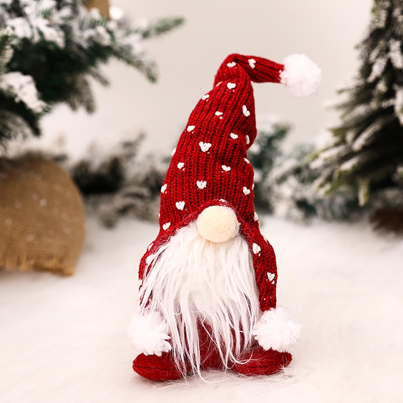 Gnome Christmas Decorations Handmade Swedish Tomte Xmas Gnomes Plush ...
