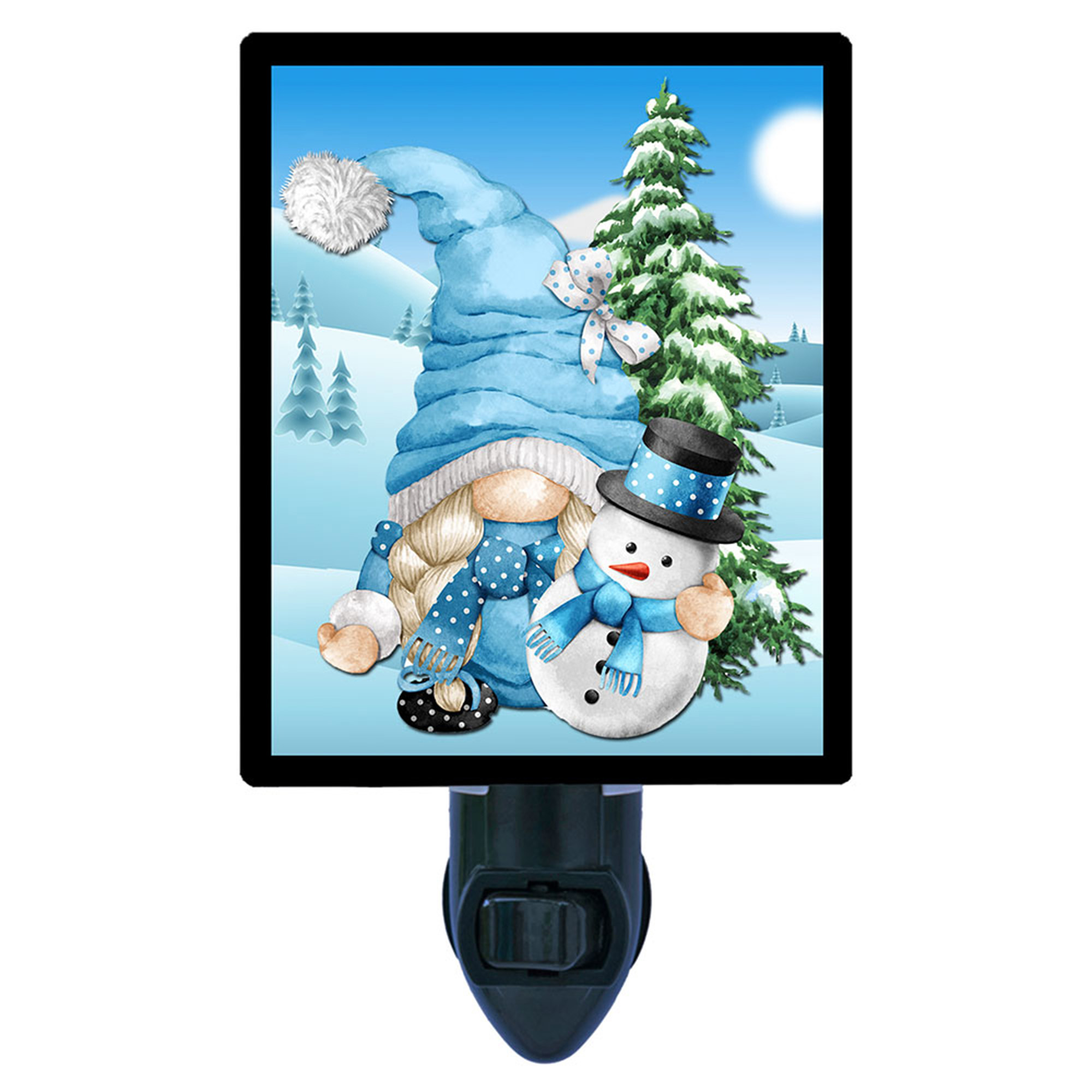 Gnome Decorative Photo Night Light Plus One Extra Free Switchable ...