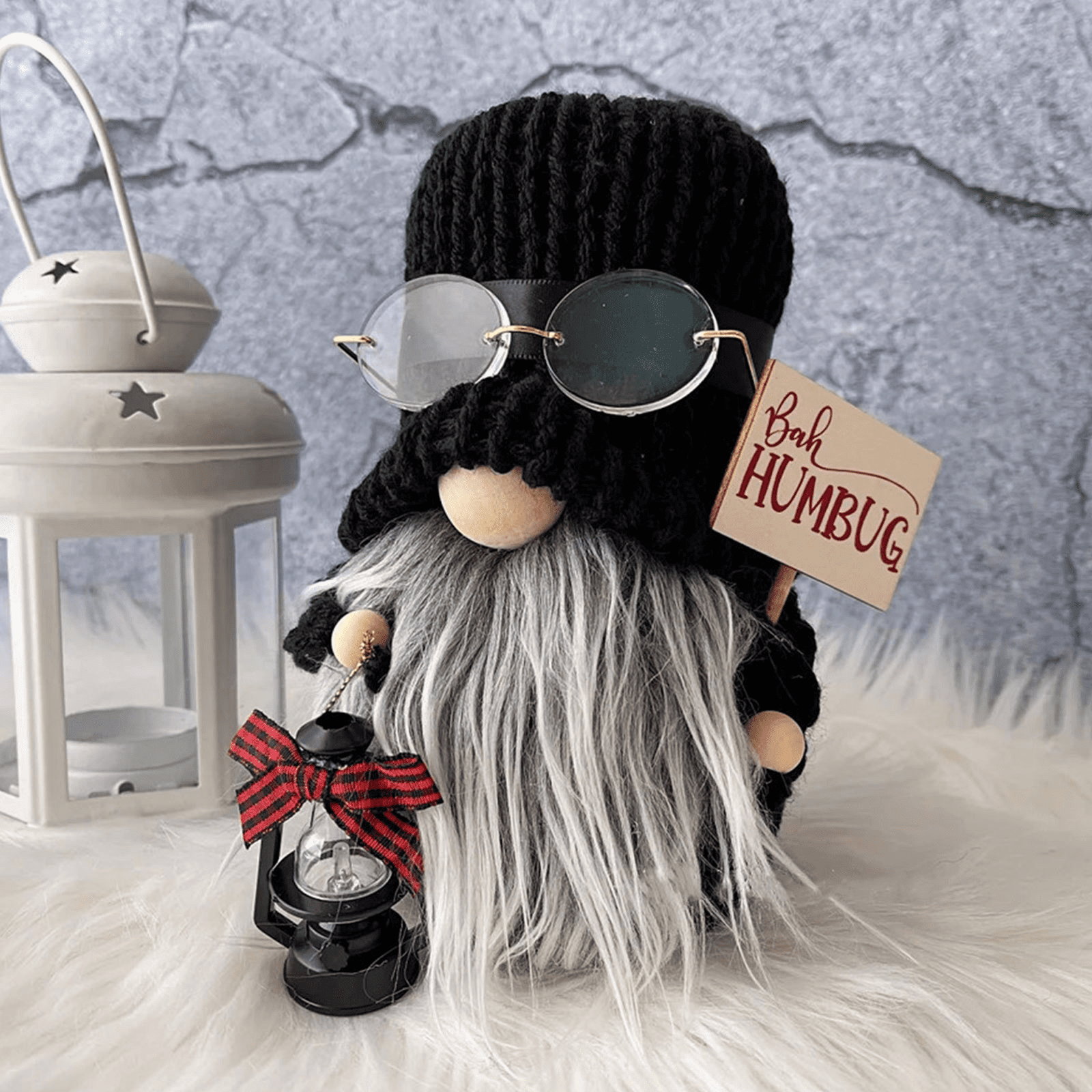 Gnome Doll Adorable Cartoon Style Faceless Doll Decor Home Ornament ...