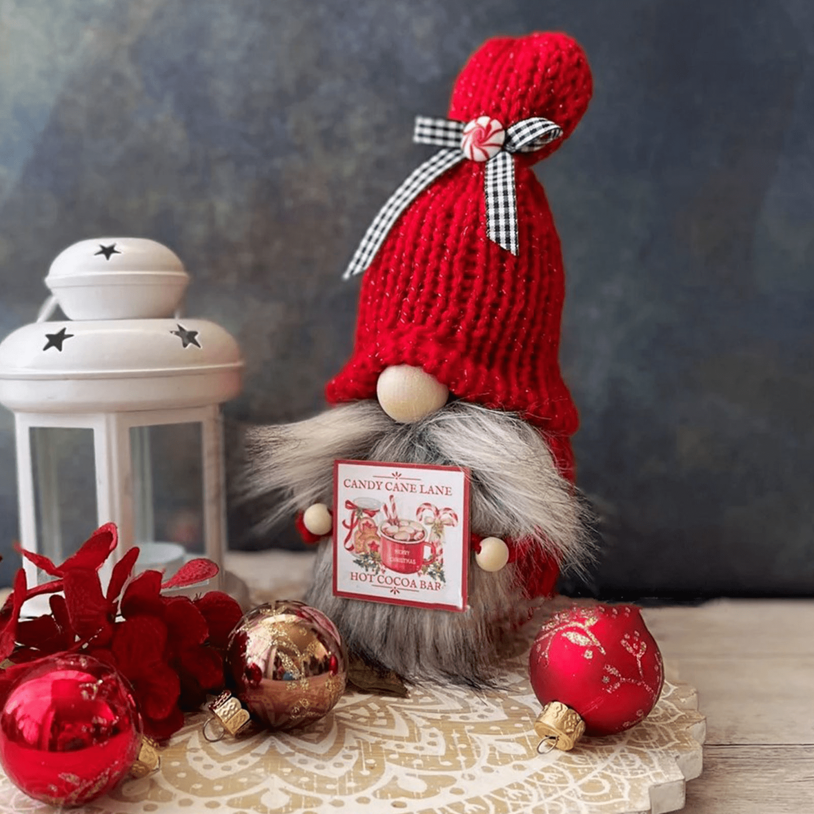 Gnome Doll Adorable Cartoon Style Faceless Doll Decor Home Ornament ...