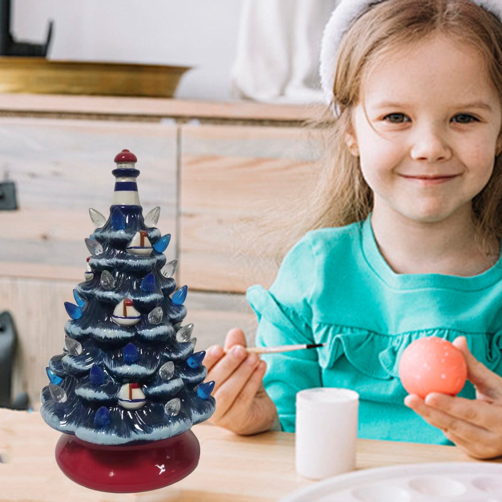 Gnome Easter Ceramic Tree,CELNNCOE Colorful Doll Tree Easter ...