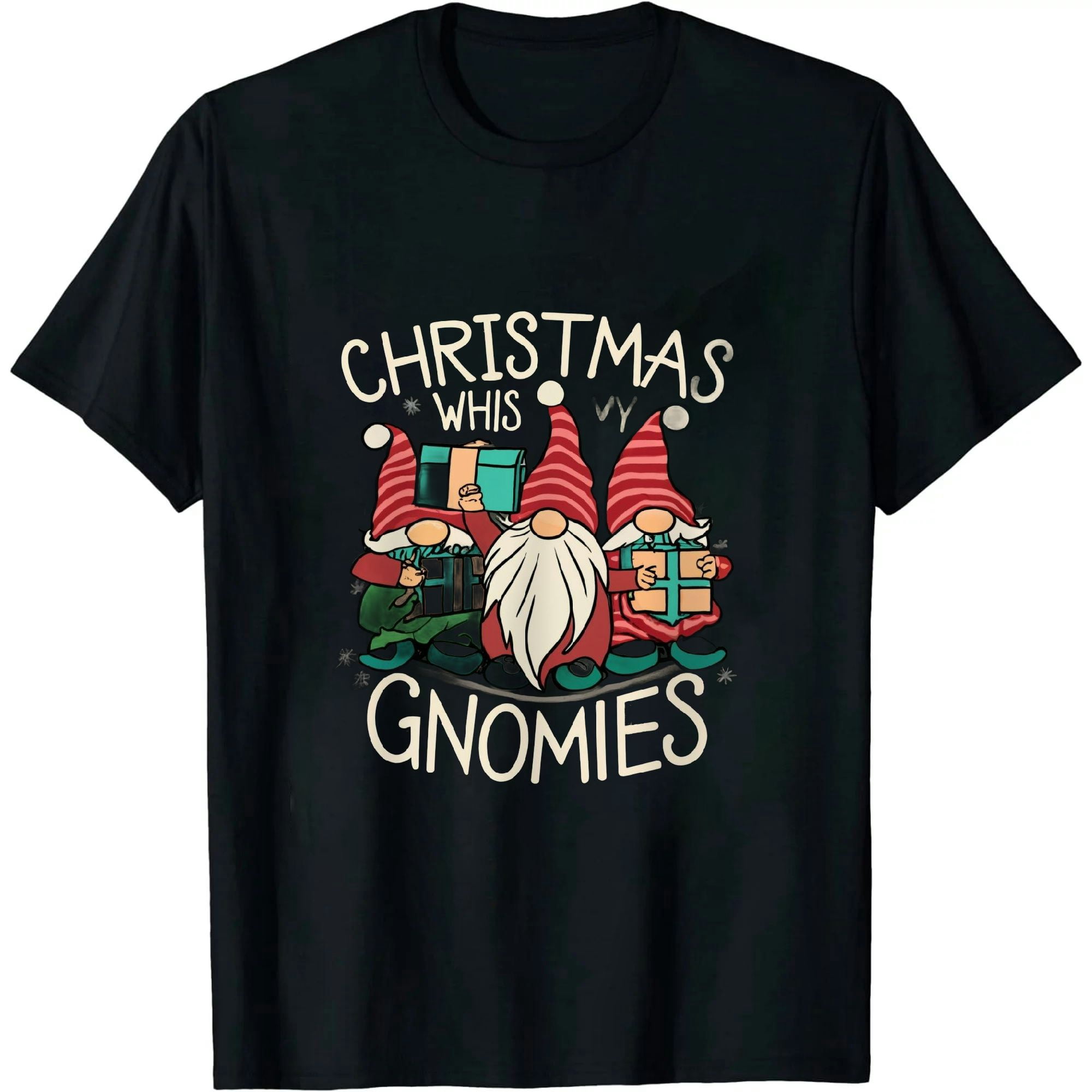 Gnome Family Christmas Shirts for Women Men - Buffalo Plaid T-Shirt ...