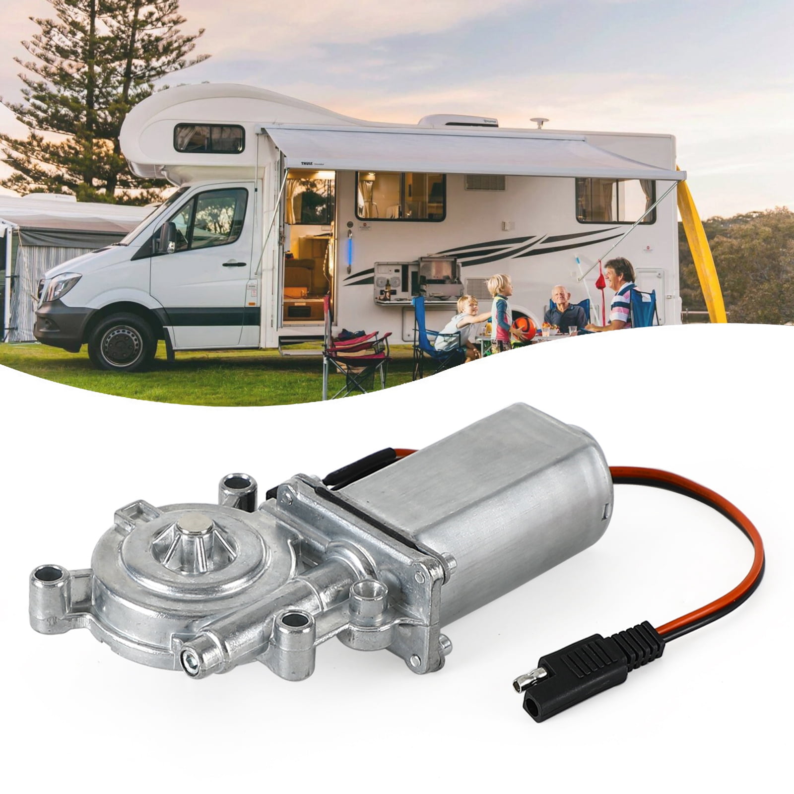 Gnome Motorhome RV Power Awning Motor 373566 266149 for Solera Venture ...