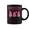 Gnome One Fights Alone Breast Cancer Awareness Month Coffee Mugs ...