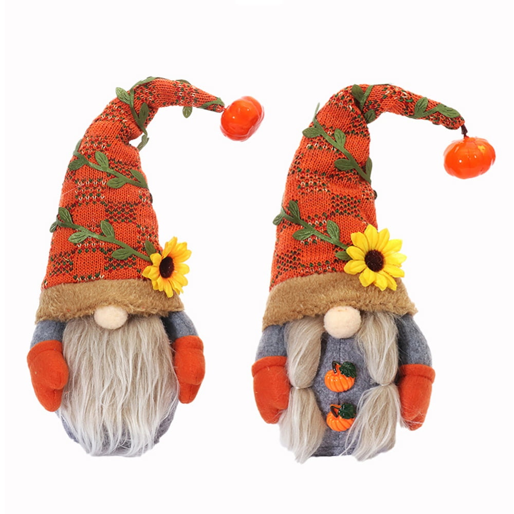 Gnome Plush Dolls- Sunflower Gnome Plush Doll Summer Decorations Honey ...