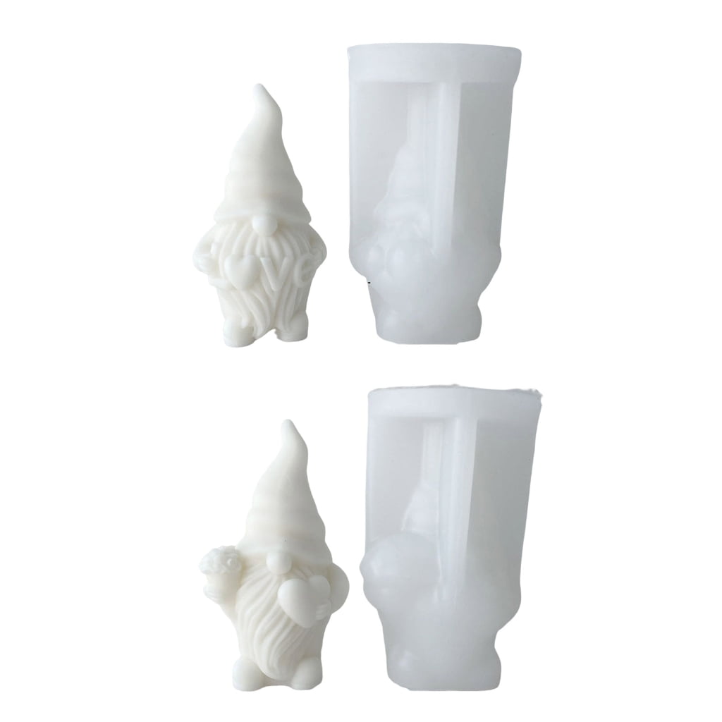 Gnome Resin Molds Desktop Ornaments Mold Valentine Candle Mold for ...