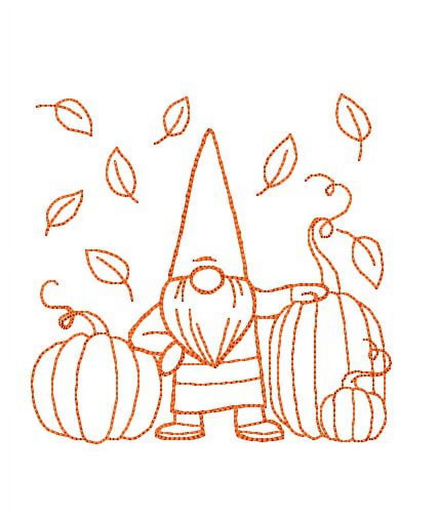 Gnome all year (October) - Embroidery America Premium Flour Sack Towel ...